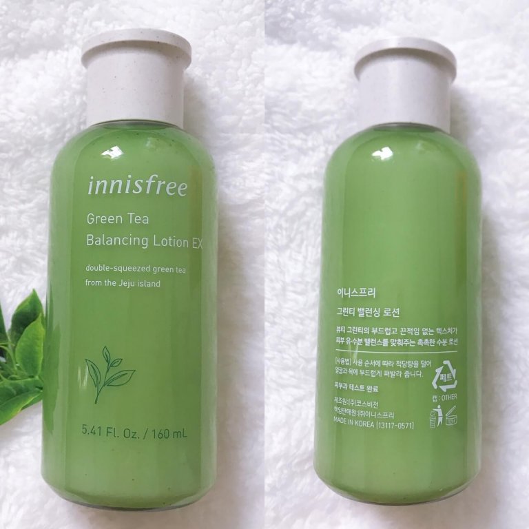 [REVIEW] Sữa dưỡng Innisfree Green Tea Balancing Lotion EX - Thư Hồ